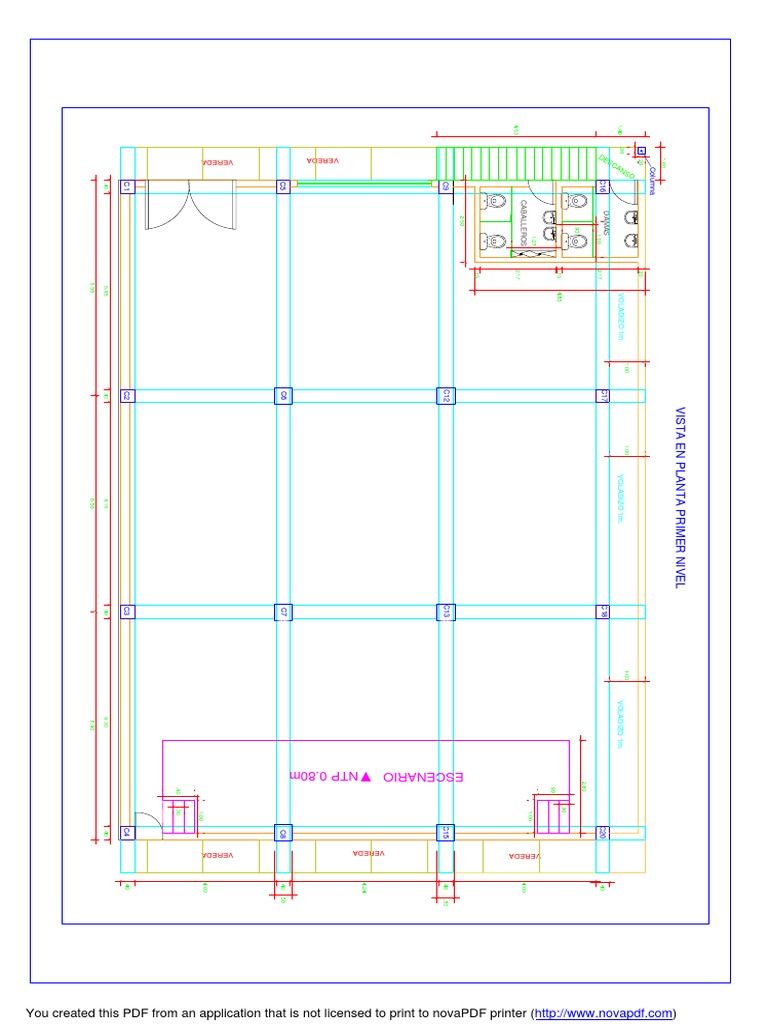 Floor plan first level building layout | PDF