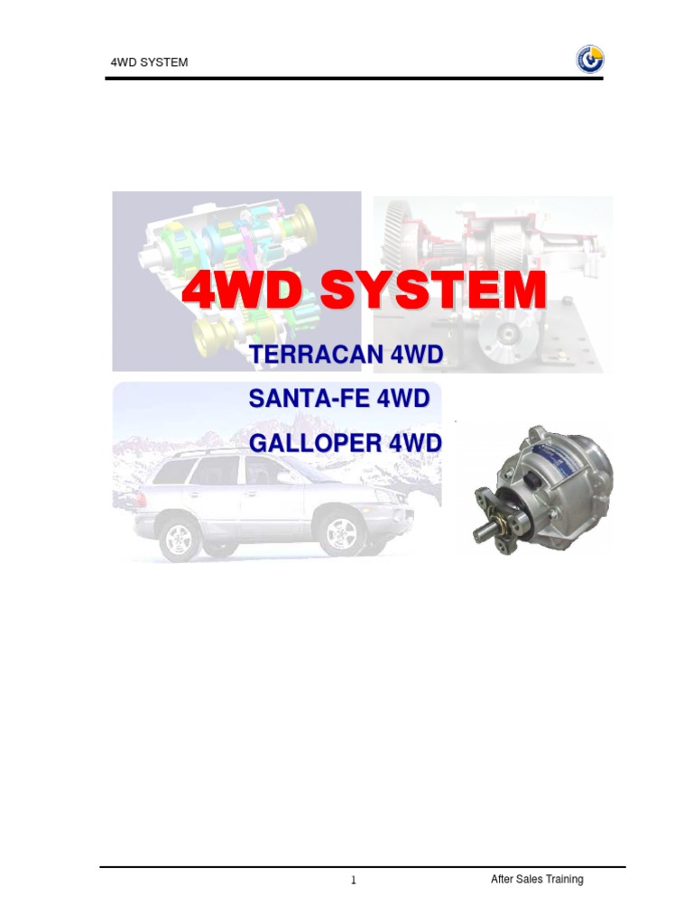 Step 2 4 WD | PDF | Four Wheel Drive | Clutch