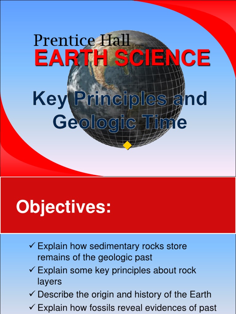 12.key Principles Geologic Time | PDF | Radioactive Decay | Fossil