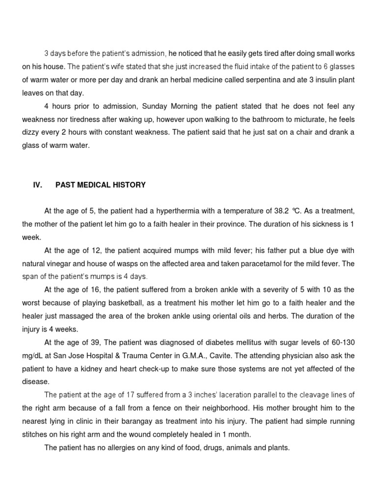 Ha Requirement Format Interview 1 | PDF | Hyperthermia | Wound