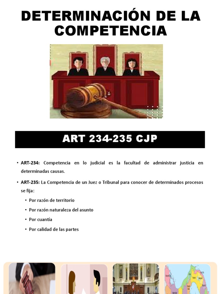 Determinación de La Competencia Código Judicial de | PDF | Competencia ...
