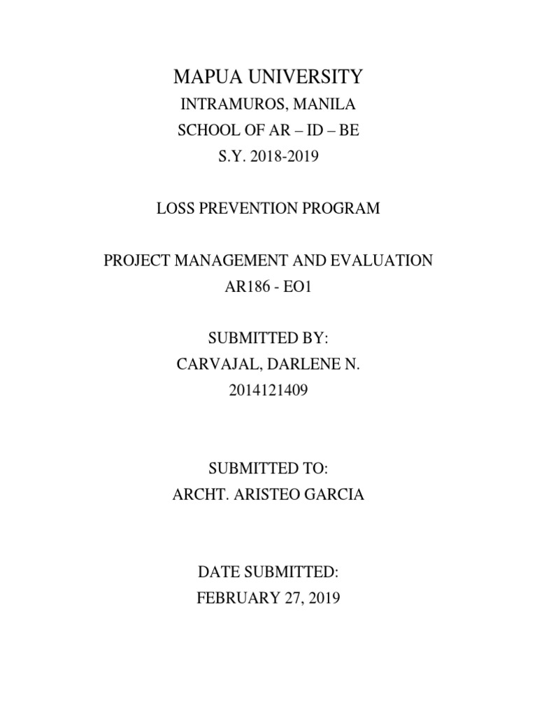 Mapua University: Intramuros, Manila School of Ar - Id - Be S.Y. 2018 ...