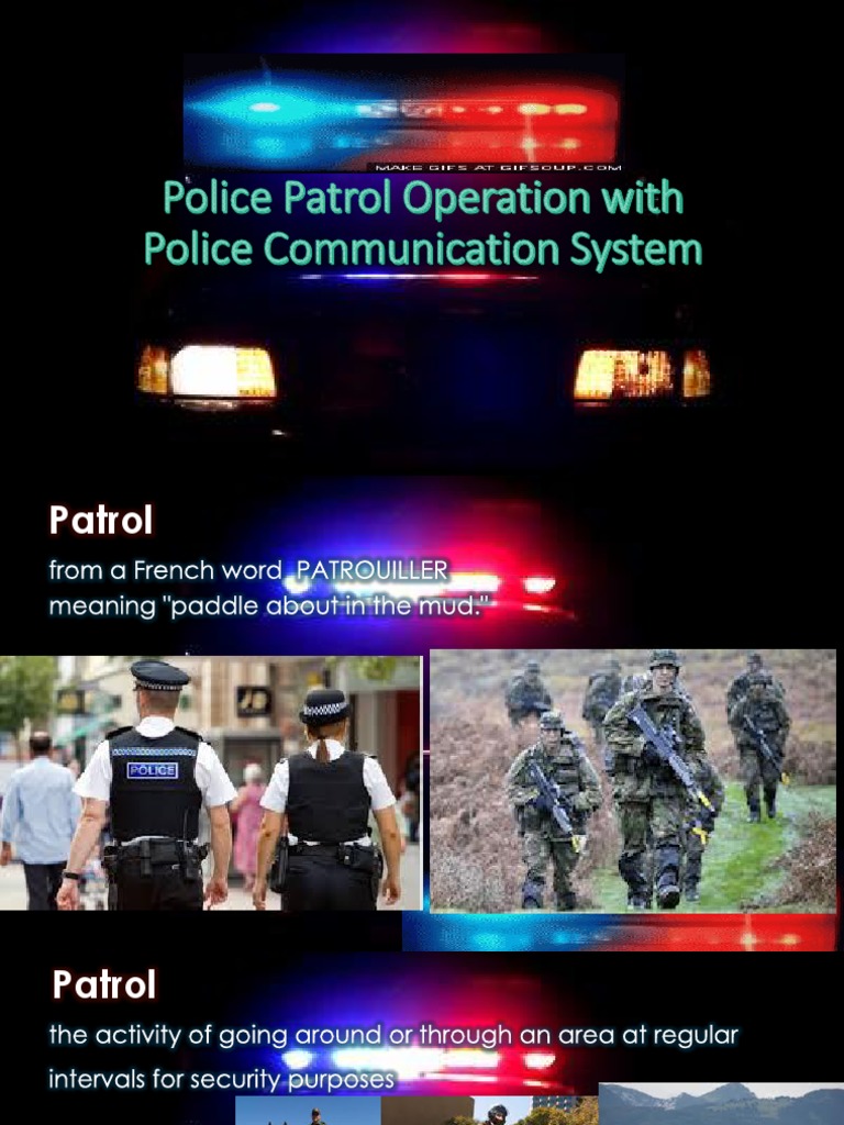 Police Patrol Operations Overview | PDF | Police | Emergency Services