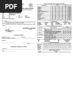 Form 138-REPORT CARD GR. III | PDF | Teachers | Quality Of Life