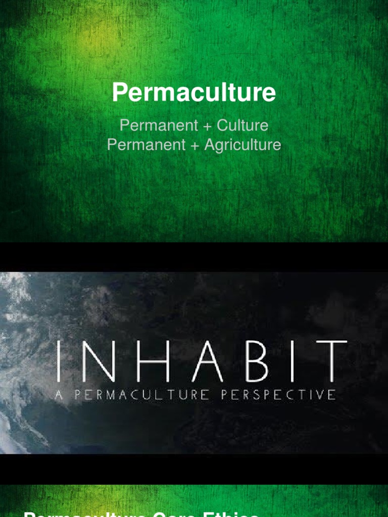 Introduction To Permaculture | PDF | Permaculture | Sustainability