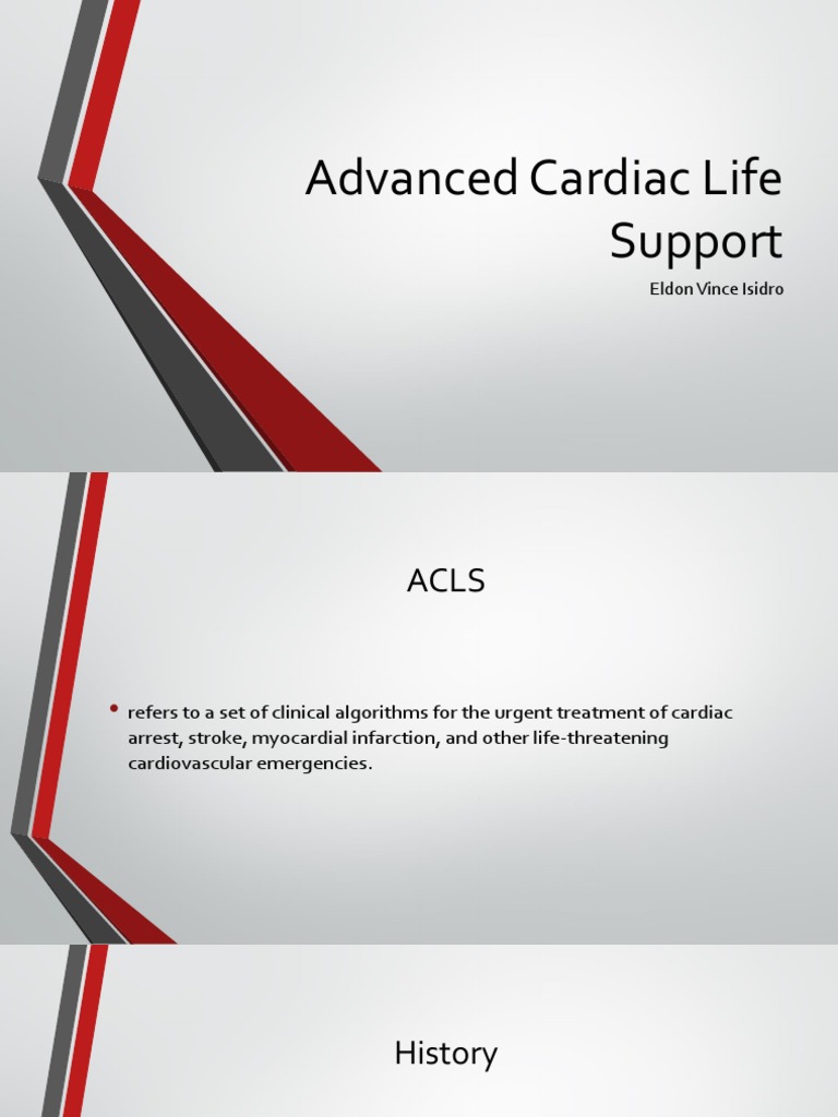Advanced Cardiac Life Support | PDF | Cardiovascular Physiology ...