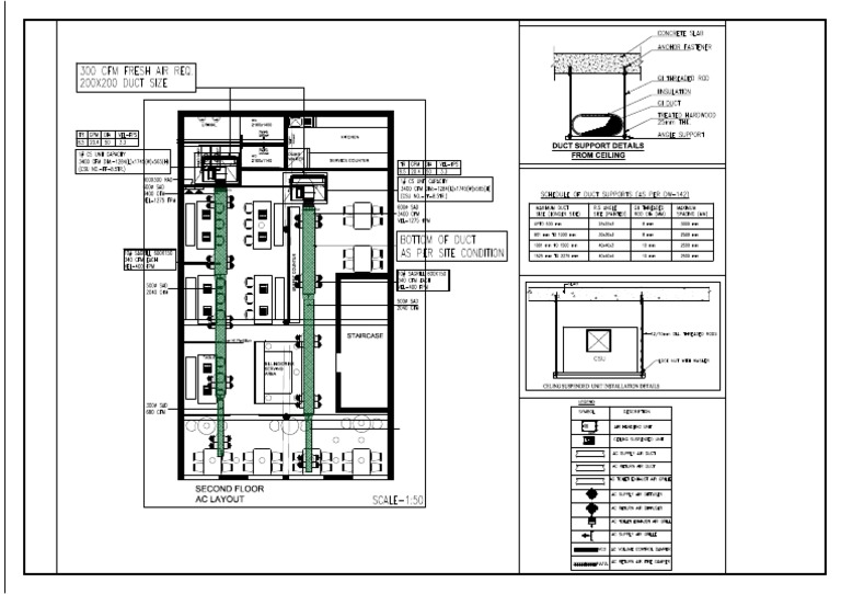 Hvac Layout - 2nd Floor | PDF