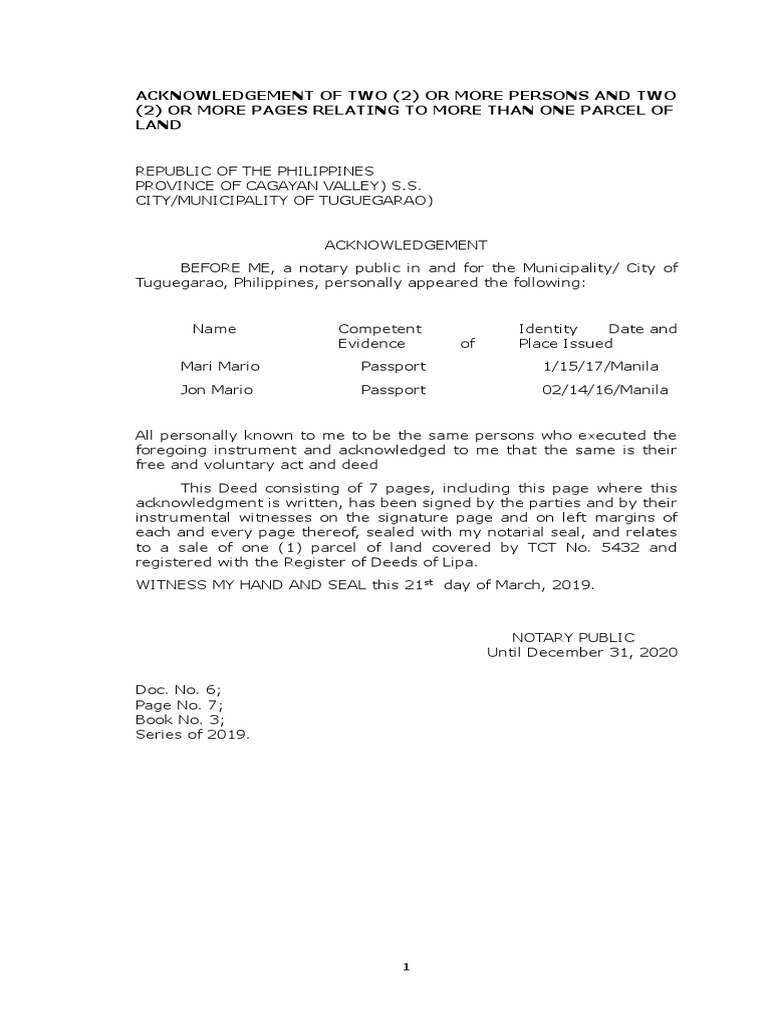 Acknowledgement | PDF | Document | Common Law