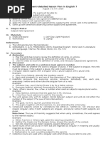 Detailed Lesson Plan in English For Grade 2 | PDF | Verb | Grammatical ...