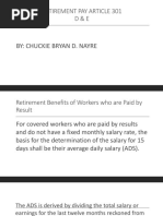 GSIS Retirement Computation | PDF | Retirement | Pension