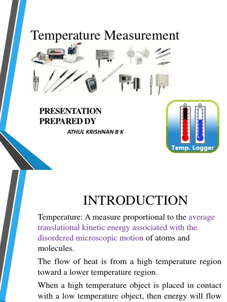 Temperature Measurement: Presentation Prepared Dy | PDF | Thermocouple ...