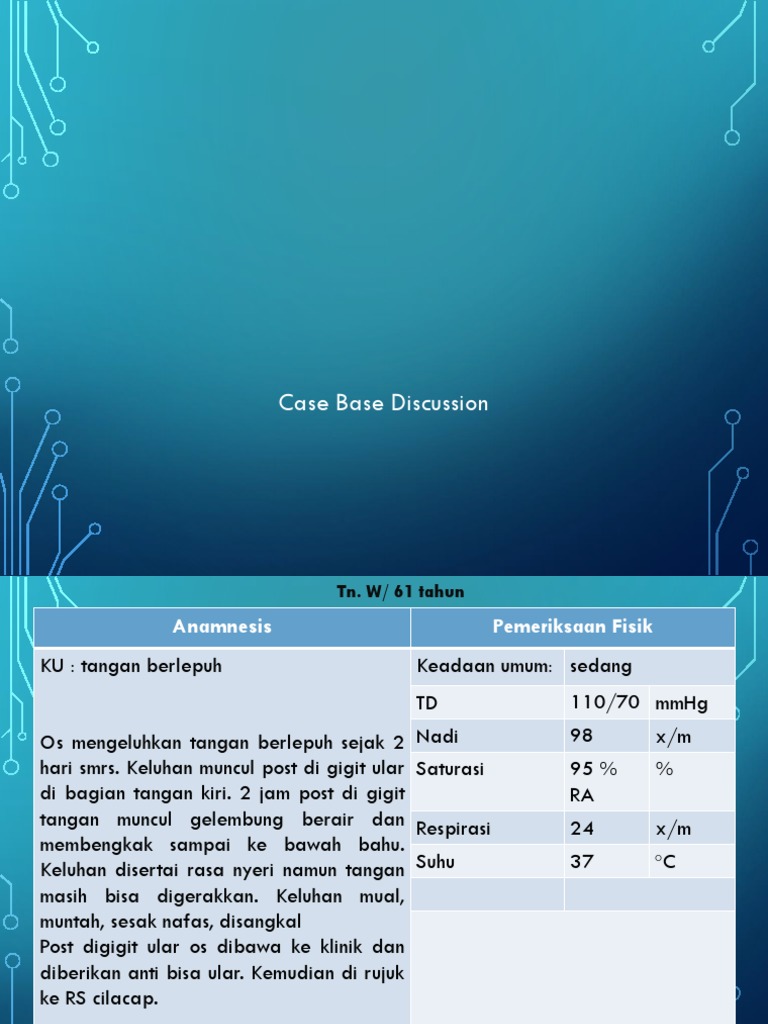 CBD - Snake Bite Firda Widasari | PDF | Medical Specialties | Diseases ...