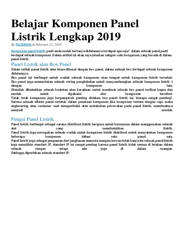 All About Panel | PDF