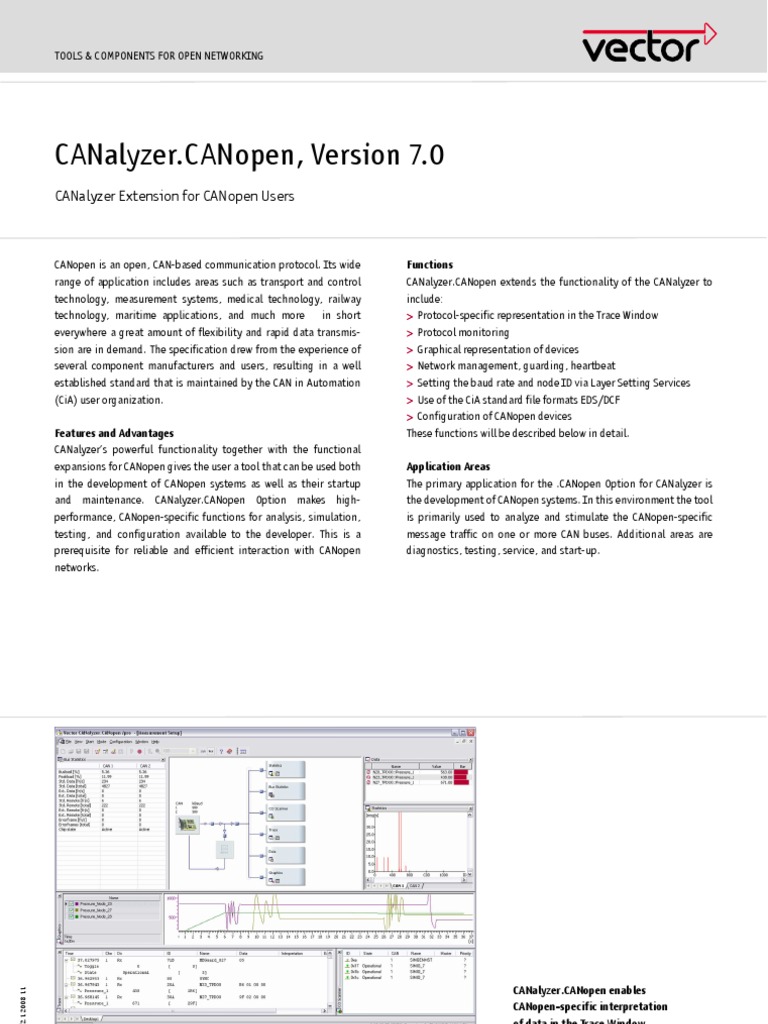 CANalyzer - Canopen DataSheet en | PDF | Computer Networking | Computer Architecture