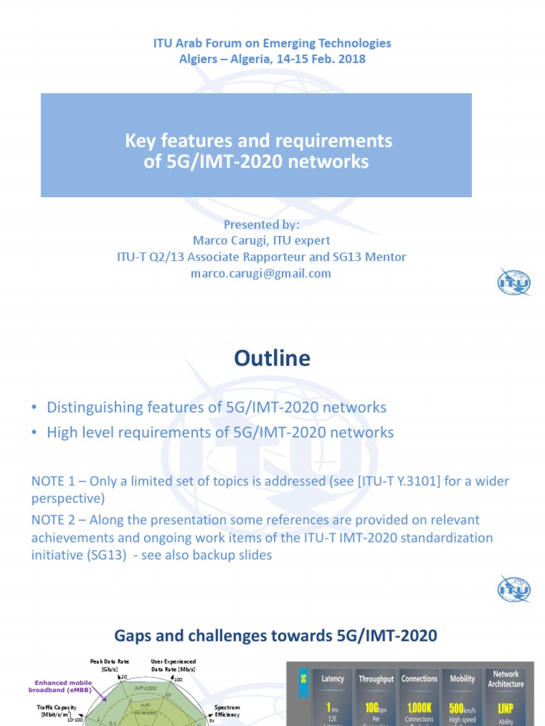 5G/IMT-2020 for Tech Professionals | PDF | Computer Network | Cloud ...