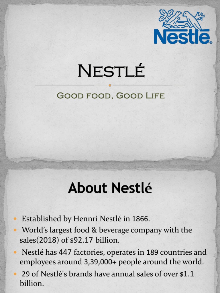 Porter's Value Chain Model of Nestle | Value Chain | Nestlé