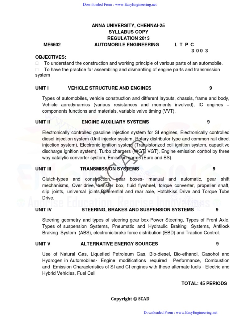Me6602 Scad MSM | PDF | Piston | Internal Combustion Engine