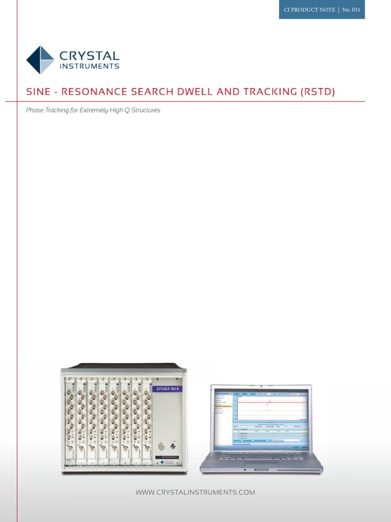 Sine - Resonance Search Dwell and Tracking (RSTD) Sine - Resonance ...