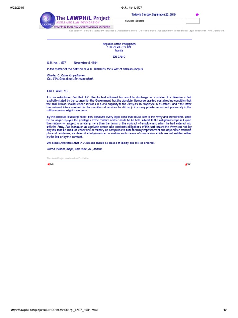 Supreme Court: Charles C. Cohn, For Petitioner. Col. S.W. Groesbeck ...