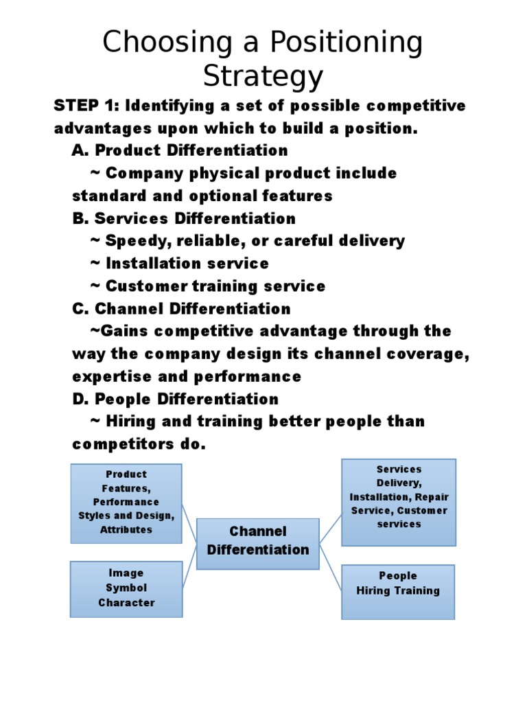 Choosing a Competitive Positioning Strategy | PDF | Microeconomics ...