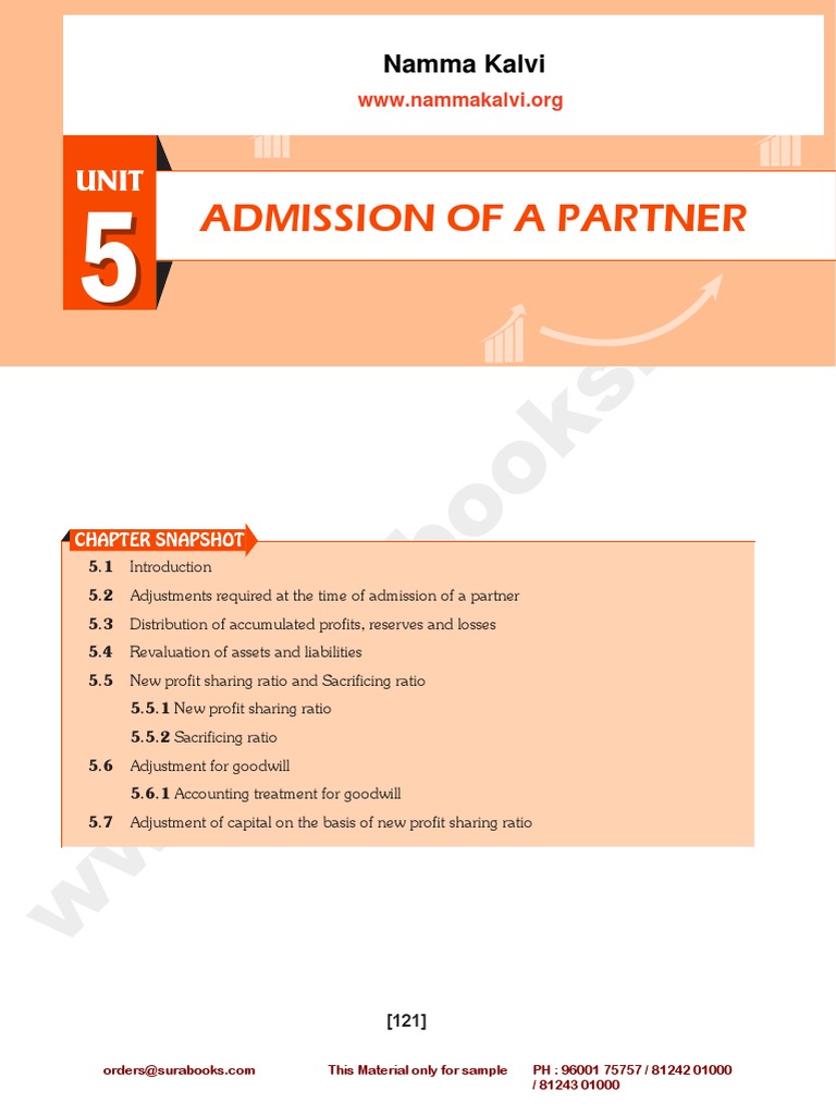 Namma Kalvi 12th Accountancy Unit 5 Sura English Medium Guide PDF | PDF | Debits And Credits ...