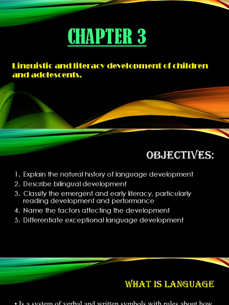 Natural History of Language Development | PDF | Language Development ...