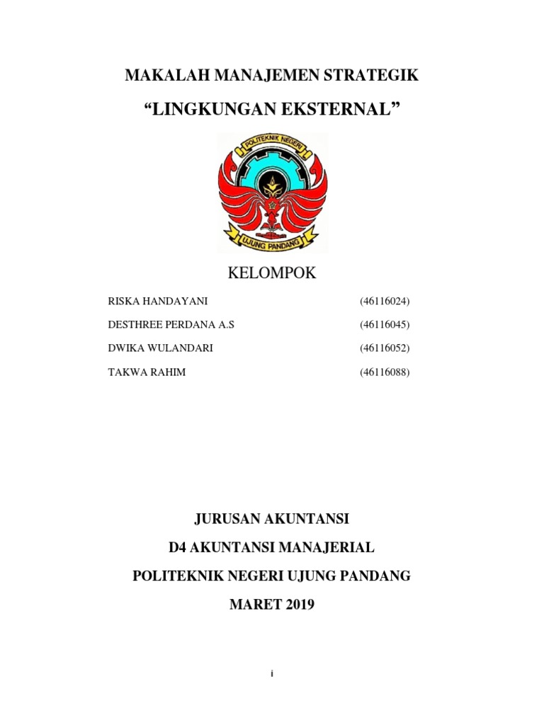 Makalah Manajemen Strategik | PDF | Karier & Perkembangan | Bisnis