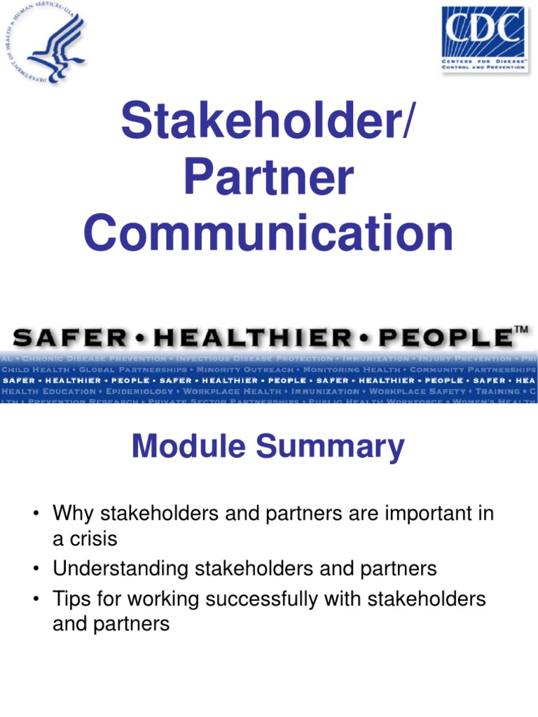 Stakeholder Partner Communication | PDF | Stakeholder (Corporate ...