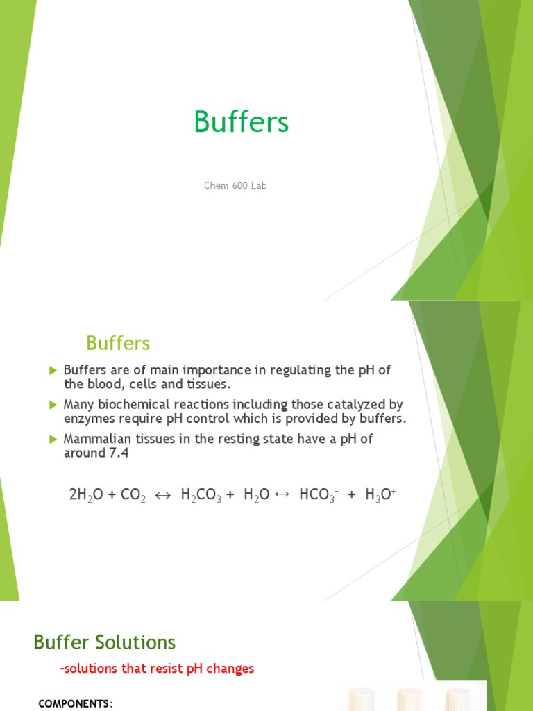 Buffers PDF | PDF | Buffer Solution | Phosphate