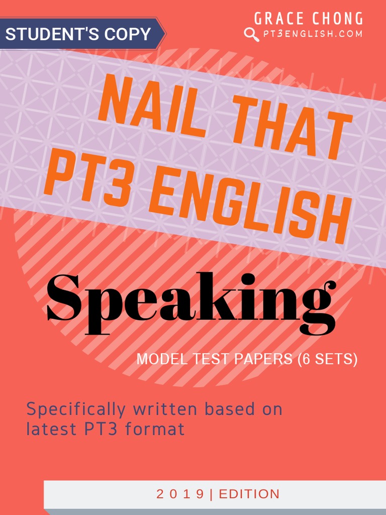Speaking (Candidate) (PT3 2019) .2 | PDF
