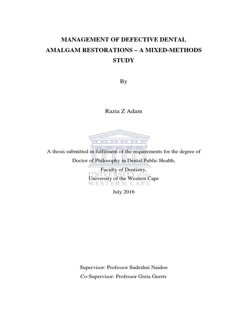 Adam Dent | PDF | Dentistry | Decision Making
