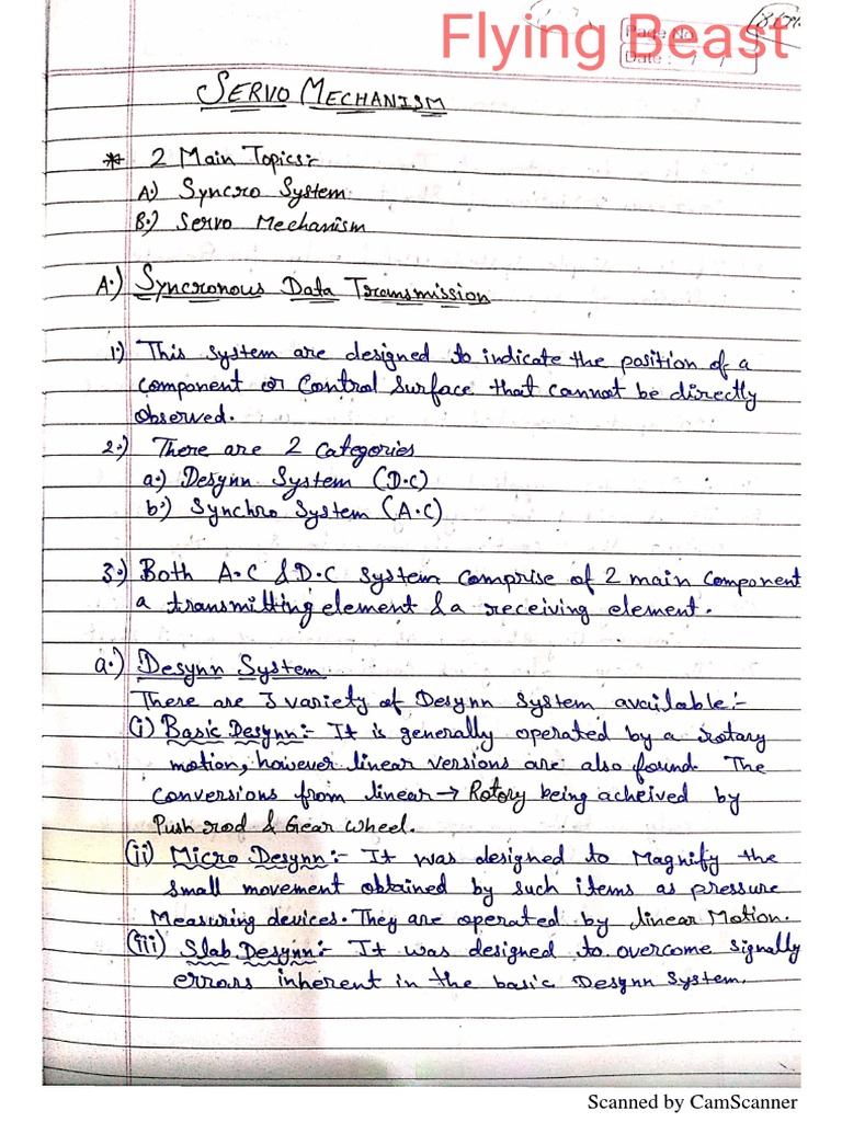 Servo Notes | PDF