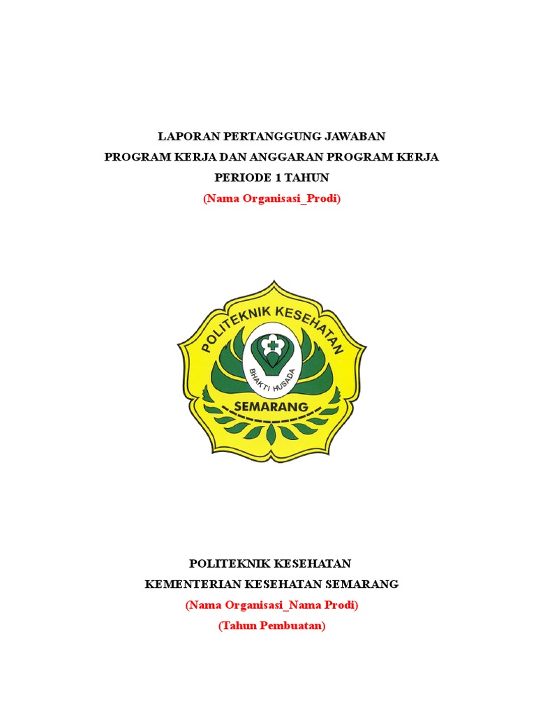 Contoh LPJ Tahunan | PDF