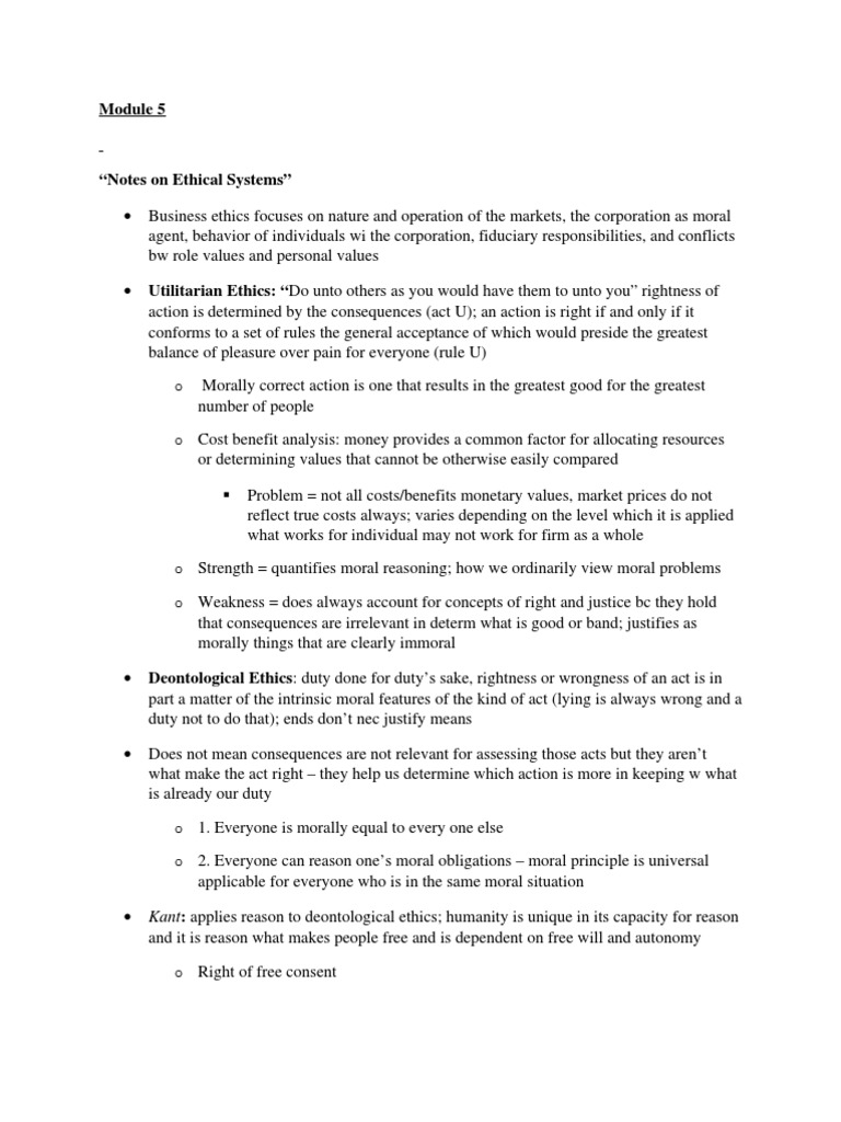 Module 5 | PDF | Morality | Value (Ethics)