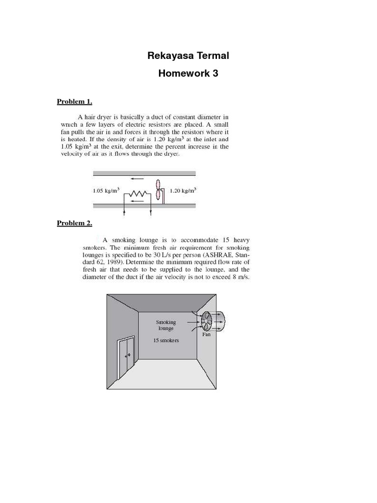 Homework 3 Thermal Engineering | PDF