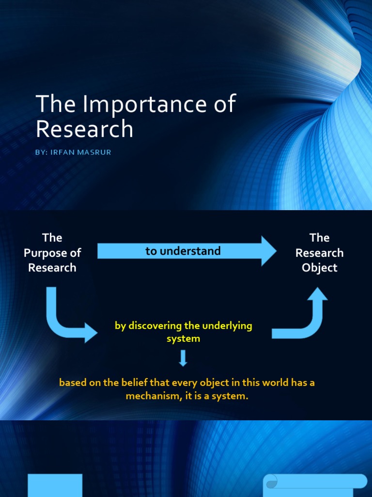 The Importance of Research | PDF