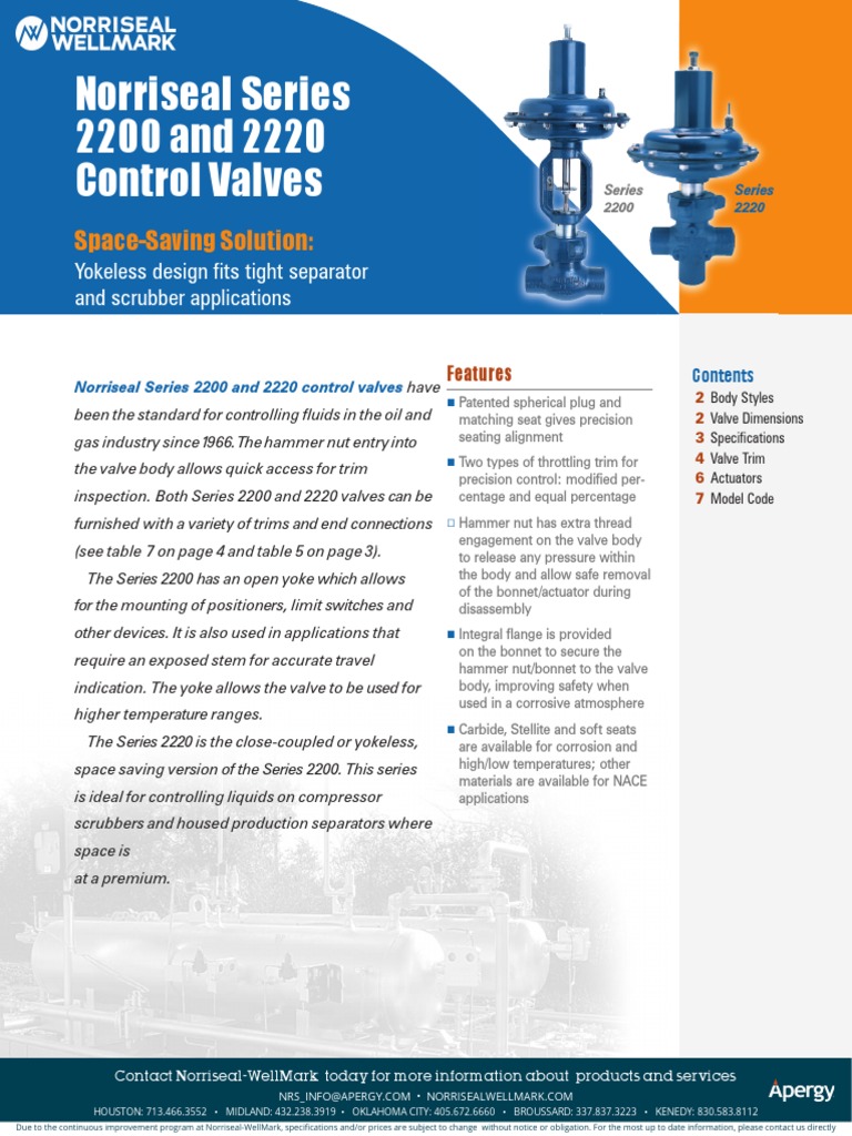 Norris Seal | PDF | Valve | Gas Technologies