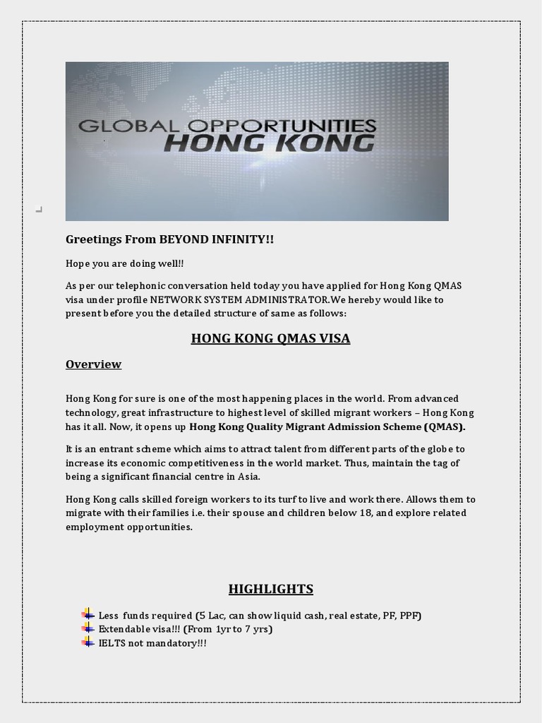 Hong Kong VIsa Process Details | PDF | Travel Visa | Hong Kong