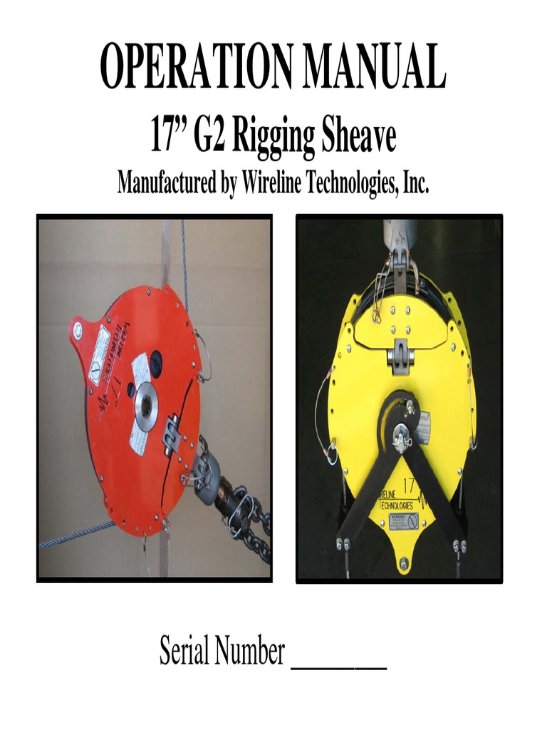 Rig Up Equipment-Rigging Sheave | PDF | Bearing (Mechanical ...
