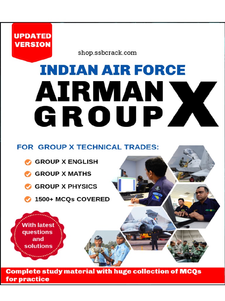 IAF Airman Group X Exam Preparation Ebook SSBCrack PDF | PDF ...