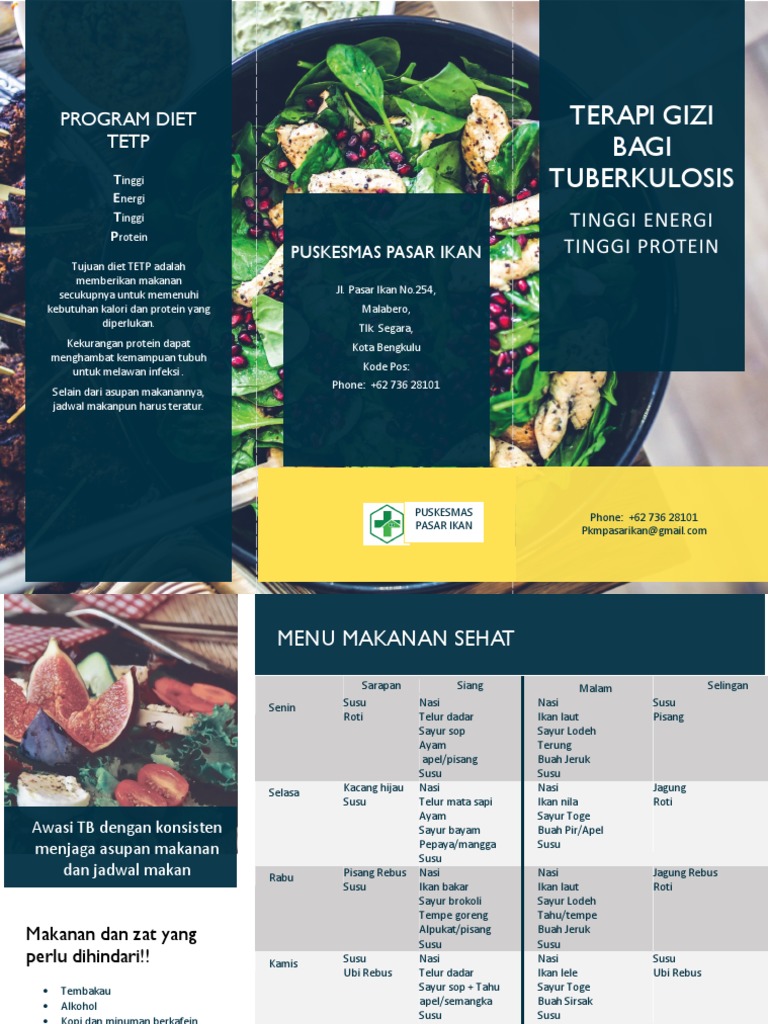 Diet Tinggi Energi Tinggi Protein untuk TB (Diet TETP | PDF