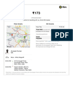 Ola Bill | PDF | Invoice | Fee