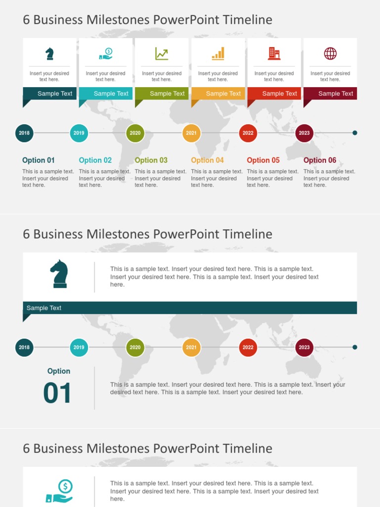 Business Milestones PowerPoint Template | PDF | Office Suites For ...