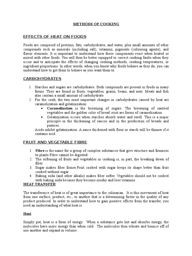 Module-Methods of Cooking | PDF | Grilling | Roasting