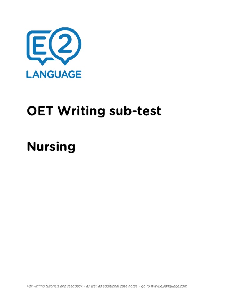 E2 Writing Subtest 3 | PDF | Urinary Tract Infection | Clinical Medicine