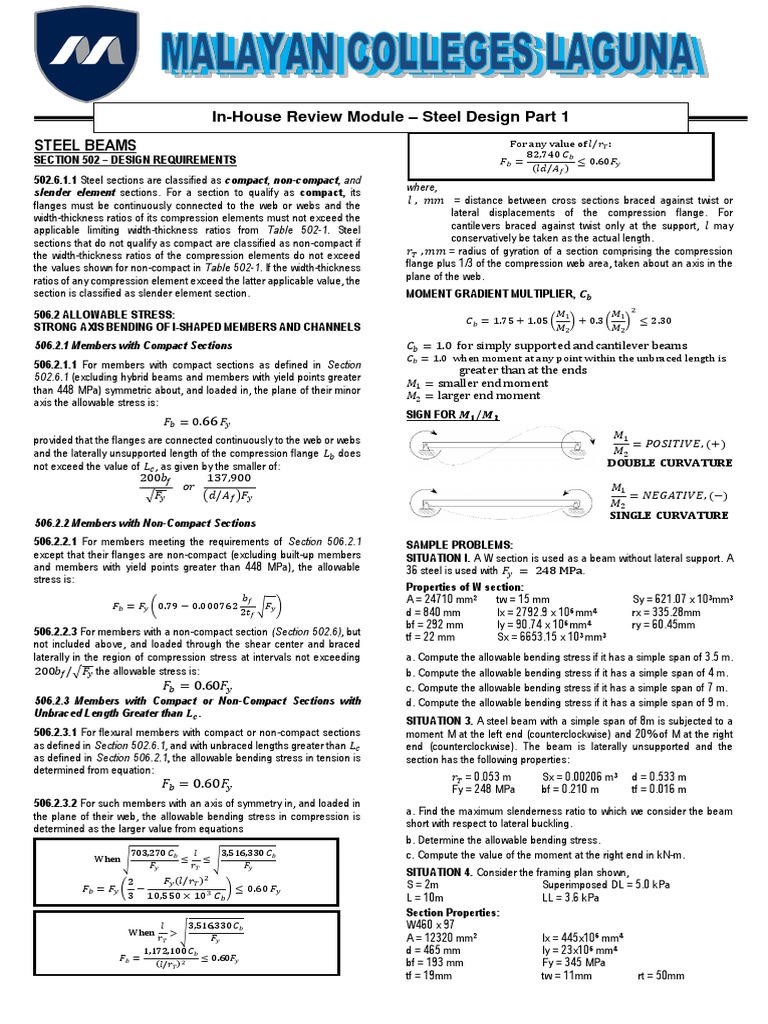 Steel Beam Design and Connections Guide | PDF | Bending | Beam (Structure)