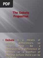 6 Elements of Debate | PDF | Proposition | Argument