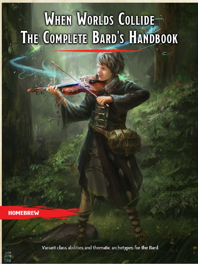 Complete Guide to Bard Class 5E | PDF | Gary Gygax Games | Fantasy Role ...