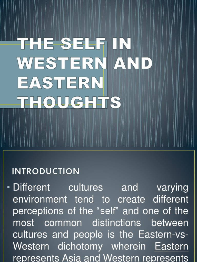 The Self in Western and Eastern Thoughts | Self | Confucianism