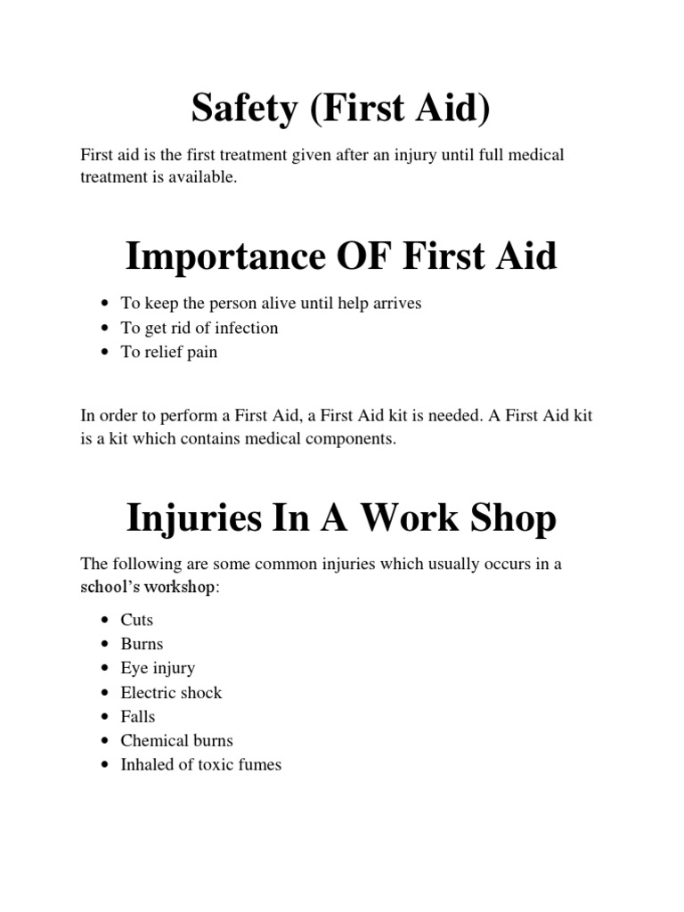 Fist Aid | PDF | Wound | Burn